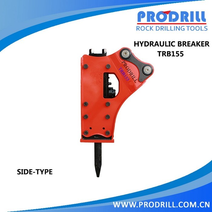 Hydraulic Excavator Rock Breaking Hammer is used in Quarry for breaking ...