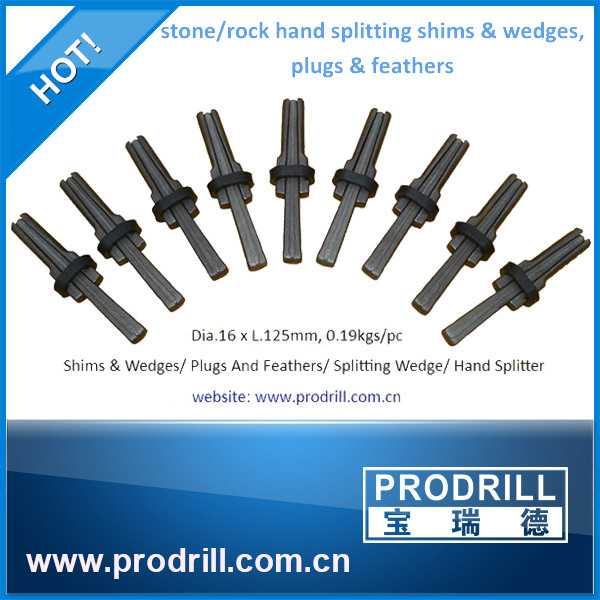 Diameter 32mm shims Wedges Plug Feather Stone Wedges