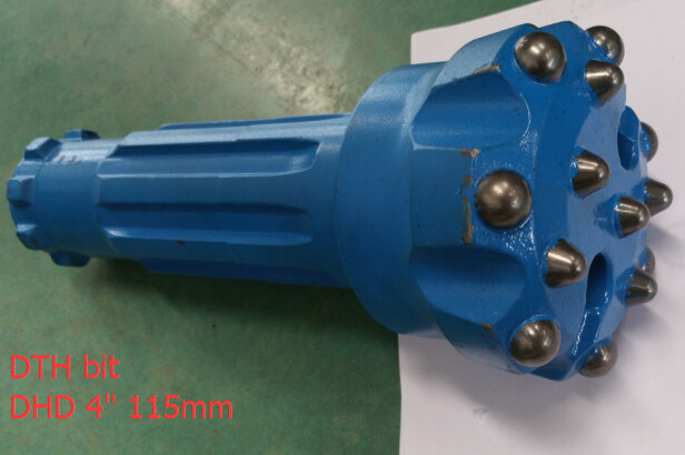 DTH Bit DHD4" 115mm with YK 05 tungsten carbide