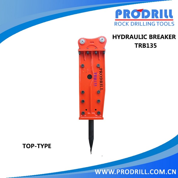 TRB135mm hydraulic breaker with chisel 1350 mm