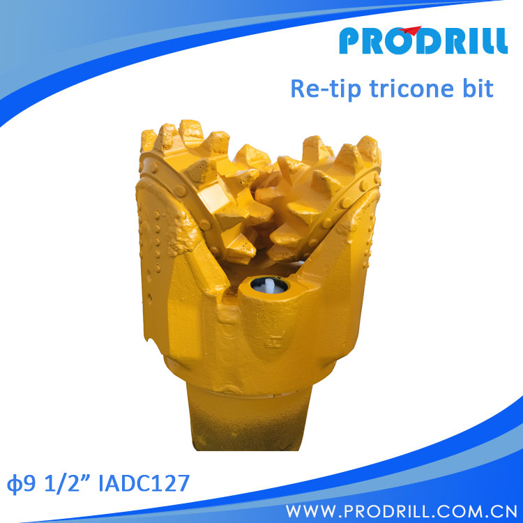 9 1/2"IADC127 Steel tooth tricone rotary drill bit